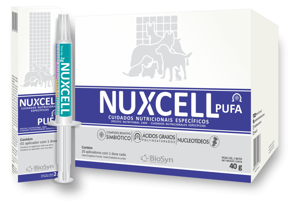 Nuxcell Pufa - NUXCELL® | Muito mais que vitamina para cachorro e gato!